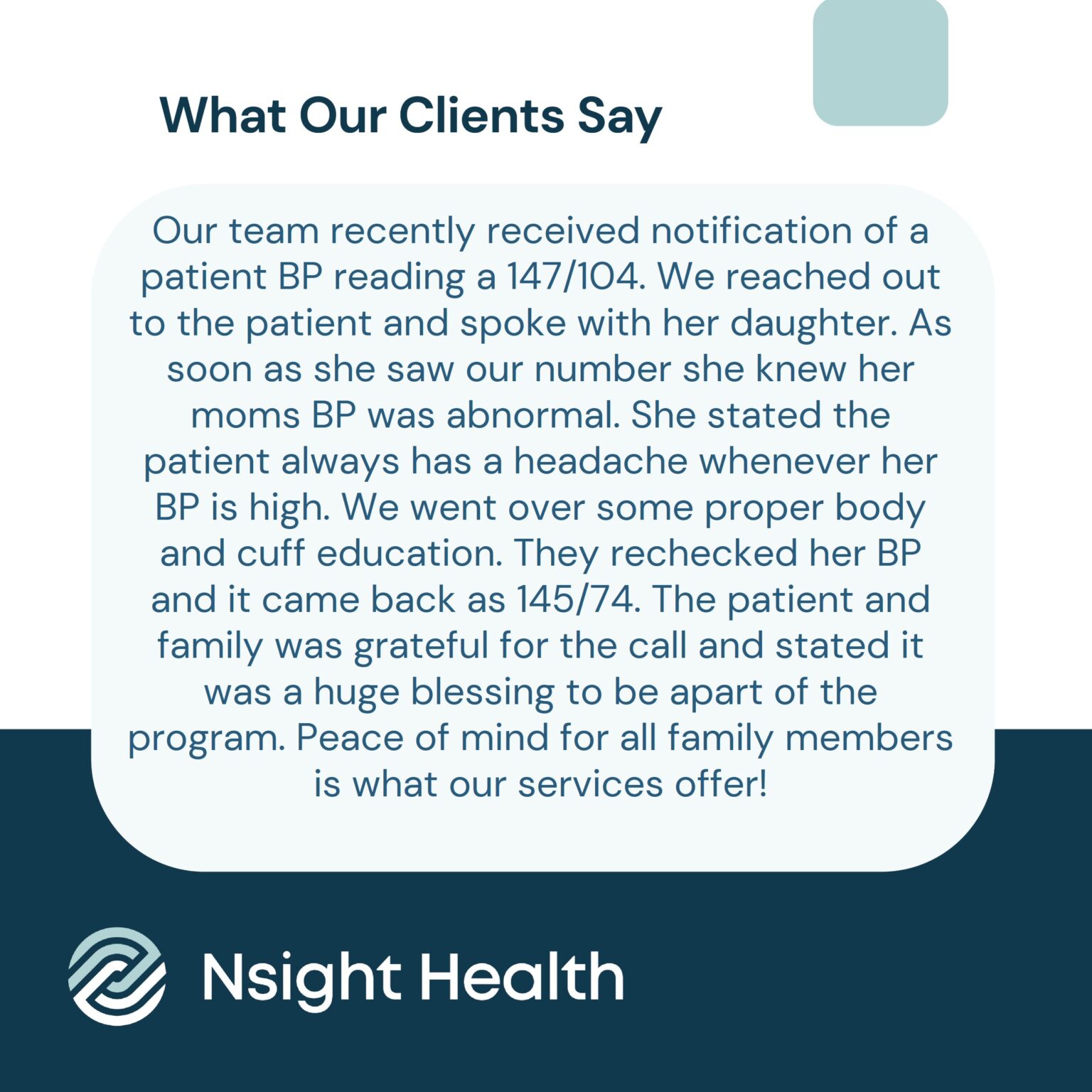 Patient Stories – Nsight